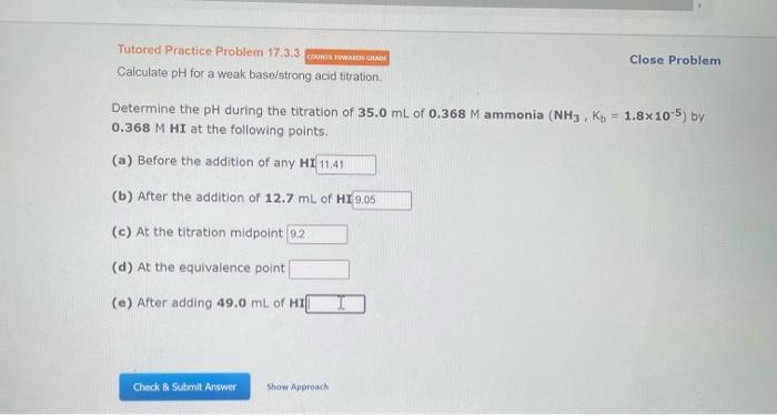 Solved Tutored Practice Problem 17.3.3 Close Problem | Chegg.com