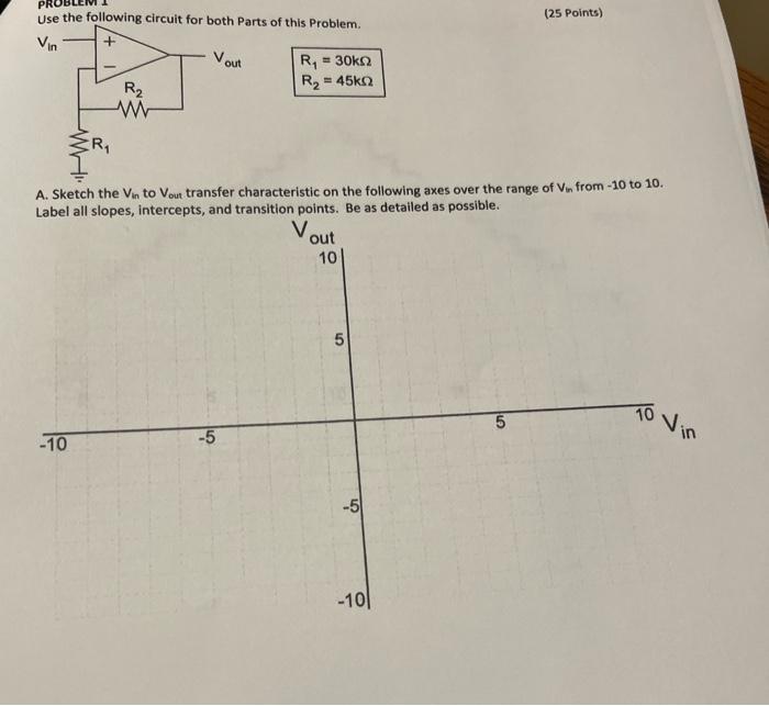 Solved Use the following circuit for both Parts of this | Chegg.com