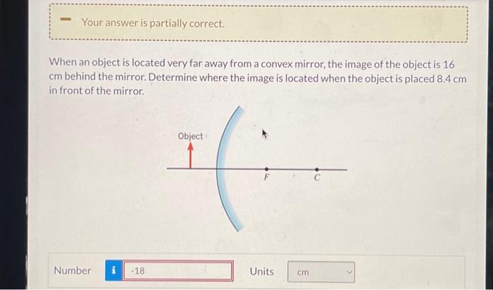 Solved When an object is located very far away from a convex | Chegg.com