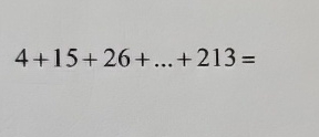 Solved 4+15+26+.....+213= ﻿ find the nth partial sun of each | Chegg.com