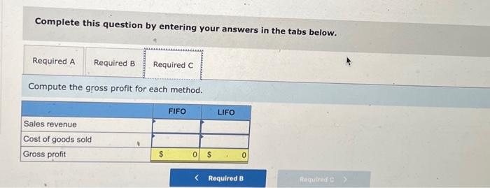 Solved oped ook sk rint rences ! Required information [The | Chegg.com
