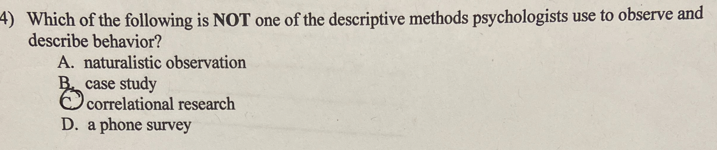 Solved Which of the following is not one of the descriptive | Chegg.com