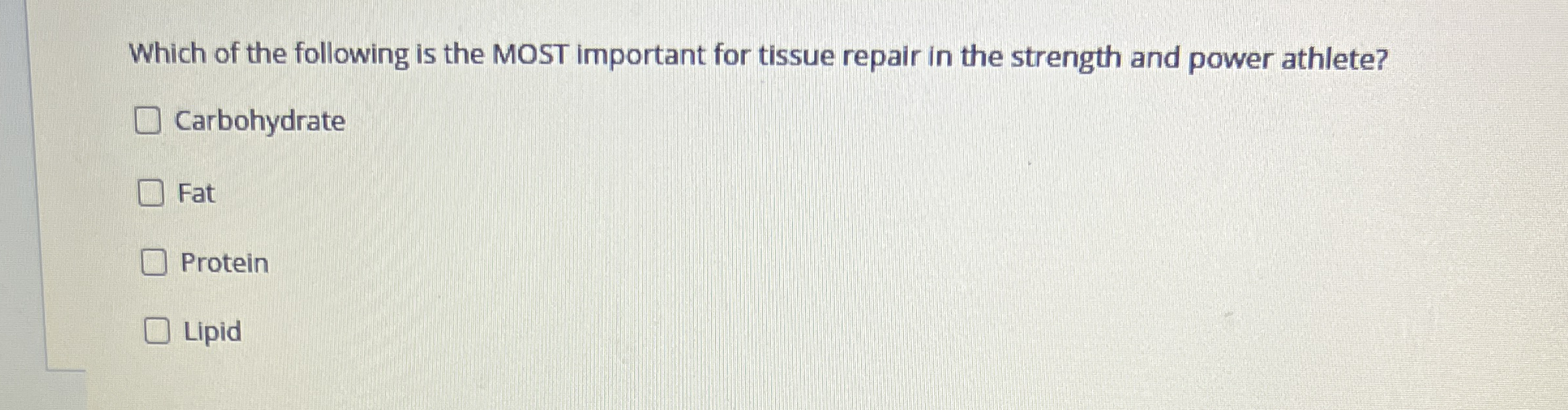 Solved Which of the following is the MOST important for | Chegg.com