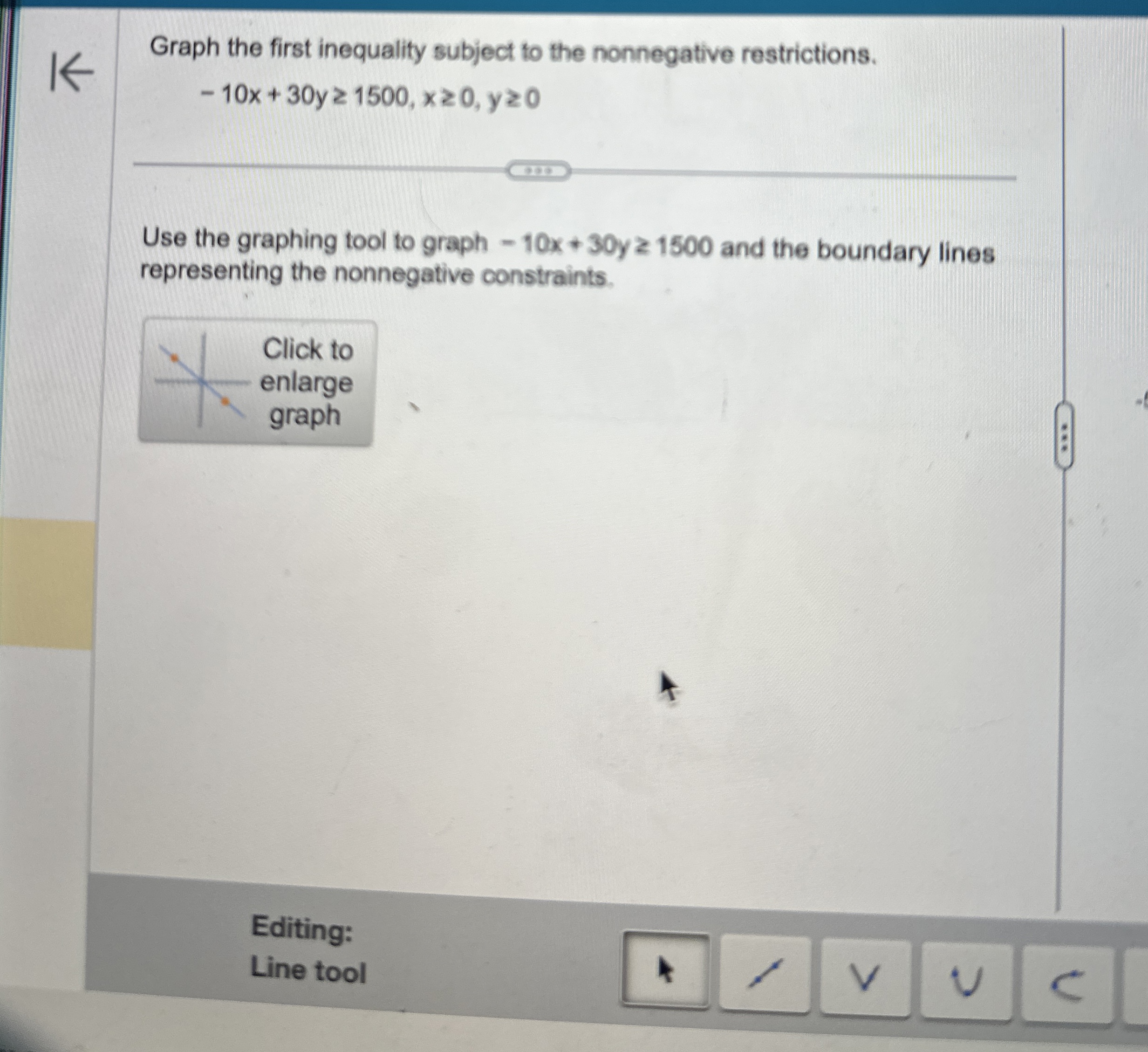 Solved Graph the first inequality subject to the nonnegative | Chegg.com