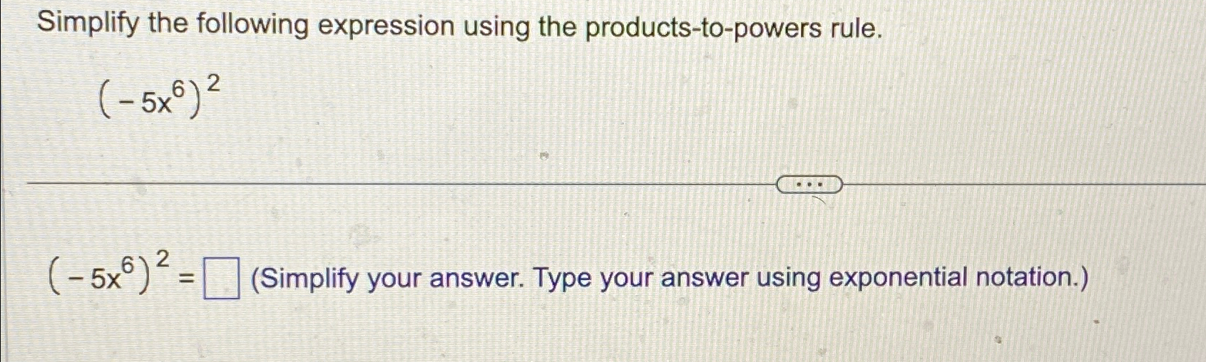 Solved Simplify the following expression using the | Chegg.com