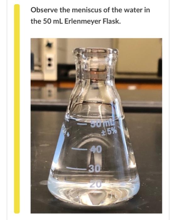Solved Viewing the bottom of the meniscus, measure and | Chegg.com