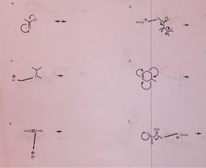 Solved Interpret curly arrows and write the resulting | Chegg.com