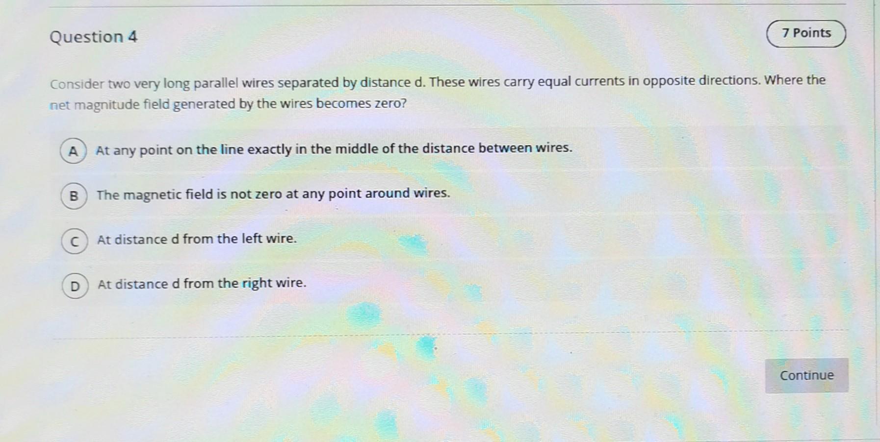 Solved Consider two very long parallel wires separated by | Chegg.com