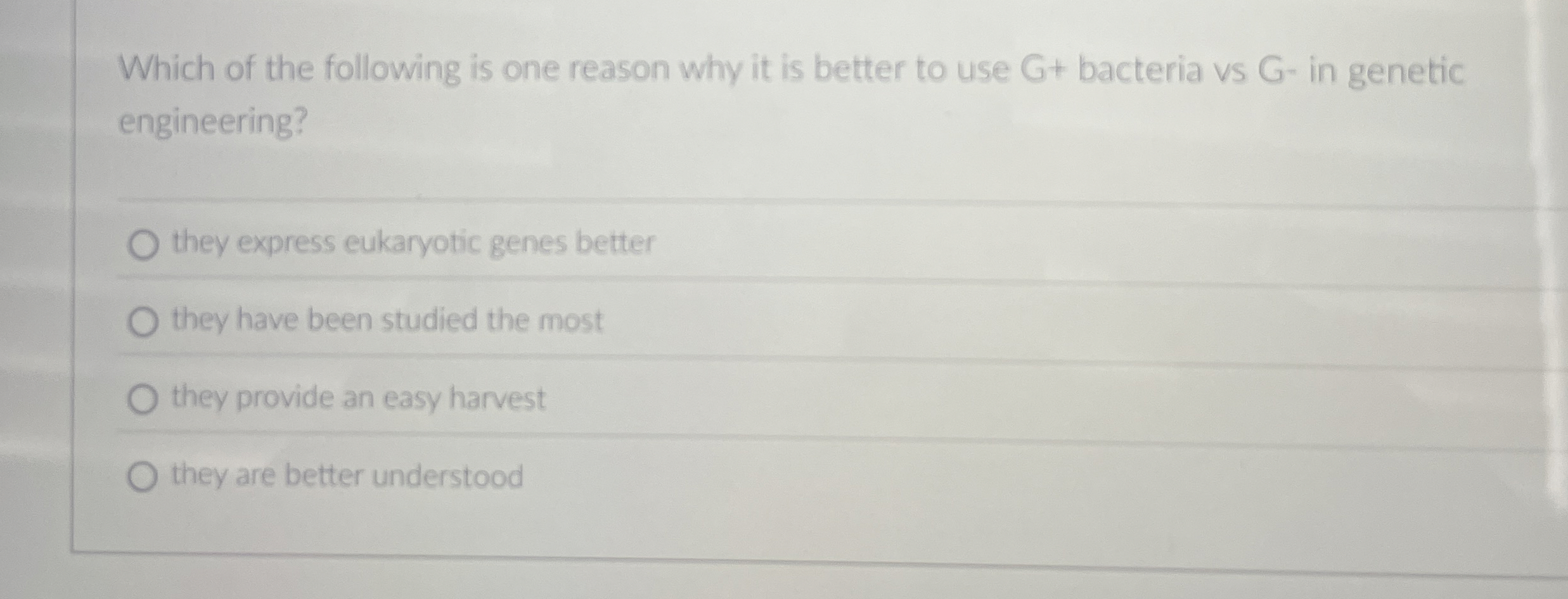 Solved Which of the following is one reason why it is better | Chegg.com