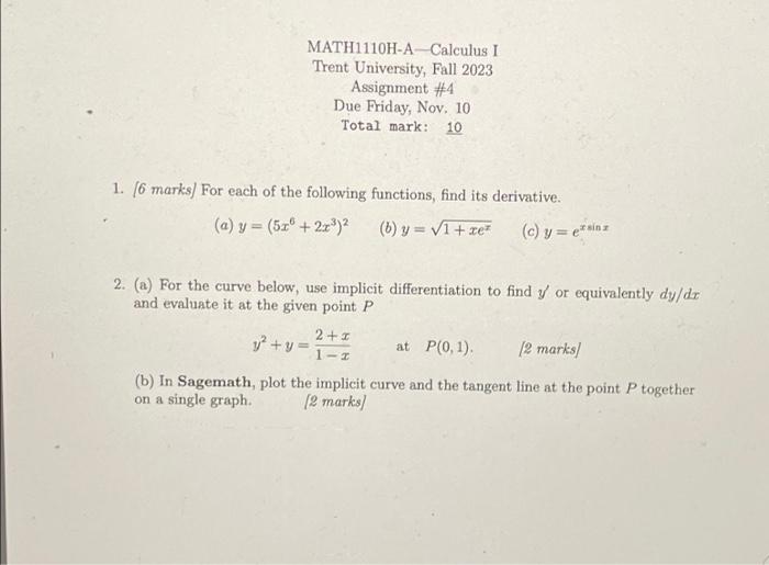 Solved please solve both questions1. [6 marks] For each of | Chegg.com