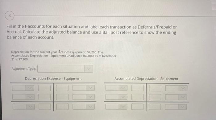 Solved Fill in the t-accounts for each situation and label | Chegg.com