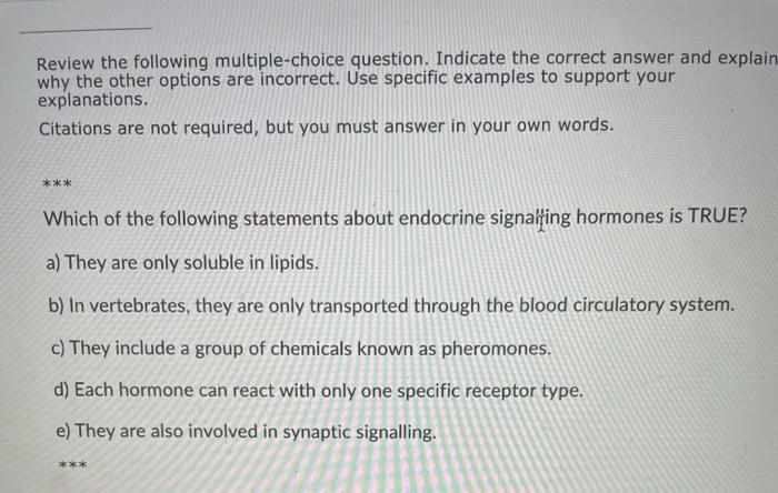 Solved Review the following multiple-choice question. | Chegg.com