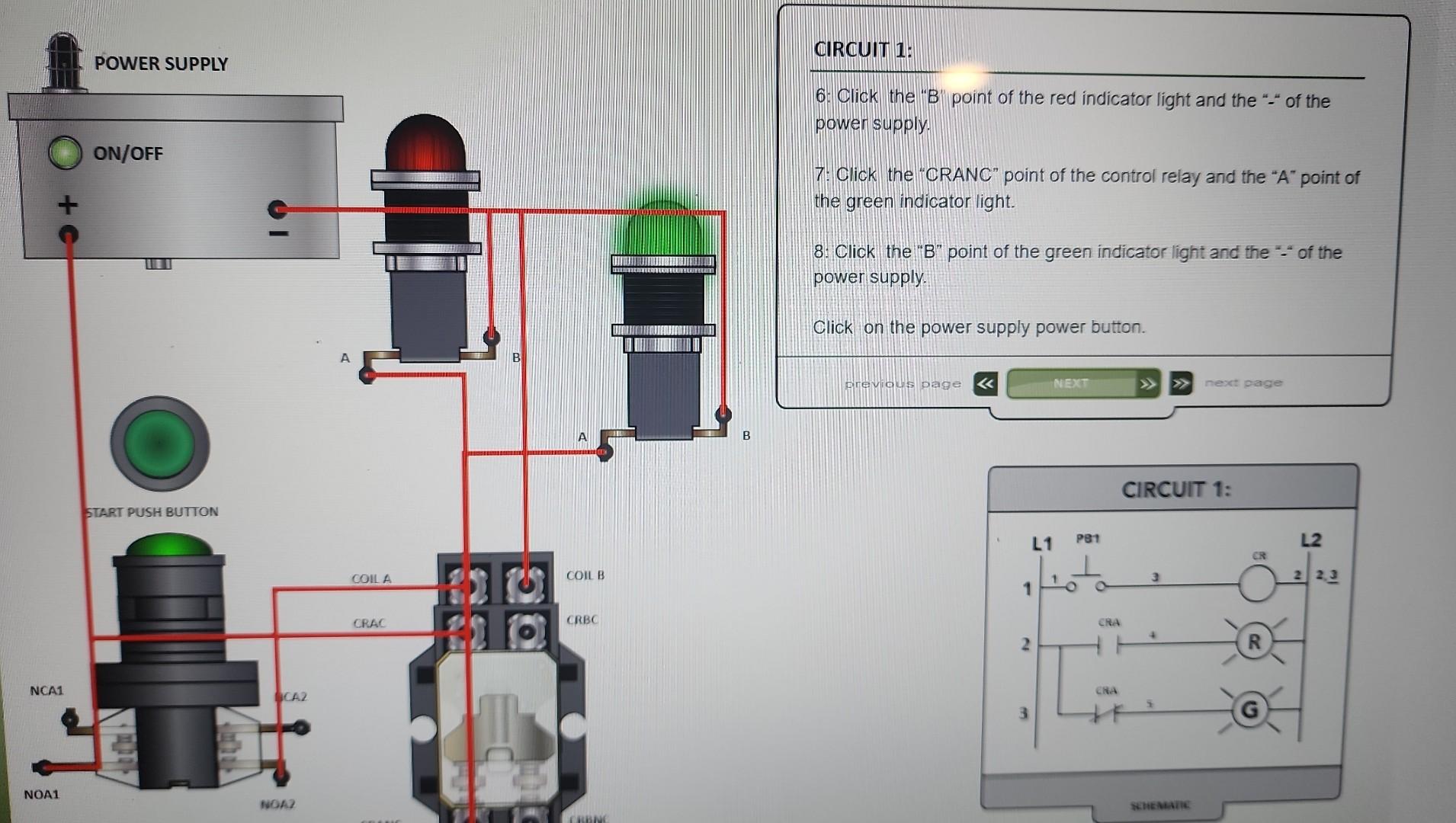 Solved Why is the green indicator light on when power is | Chegg.com