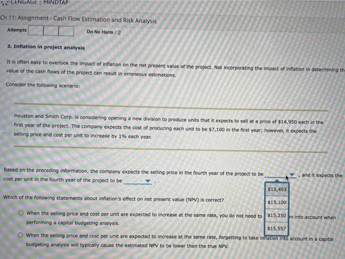 - CENGAGE MINDTAP Ch 11: Assignment - Cash Flow | Chegg.com