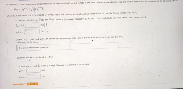Solved In Example 2.6, we considered a simple model for a | Chegg.com
