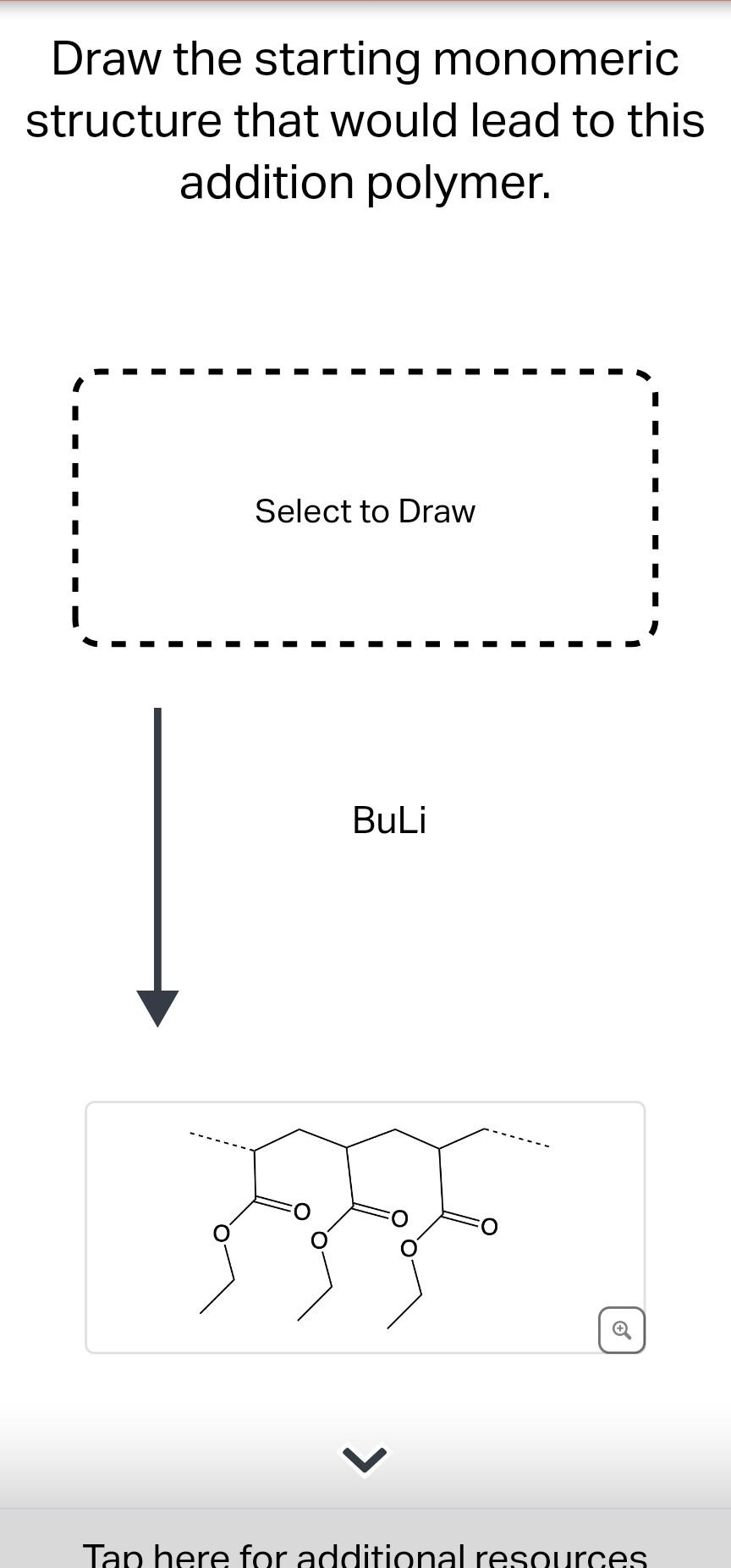 Solved Draw the starting monomeric structure that would lead | Chegg.com