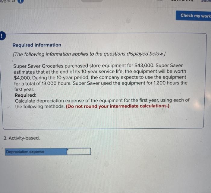 Solved Saved Help Submi omework A Save & Exit Check my work | Chegg.com