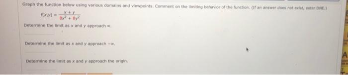 Solved Graph the function below using various domaine and | Chegg.com