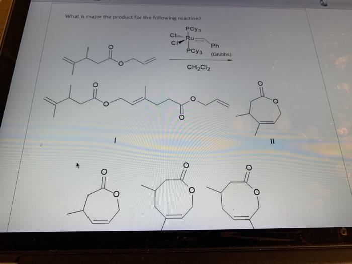 Solved What is major the product for the following reaction? | Chegg.com