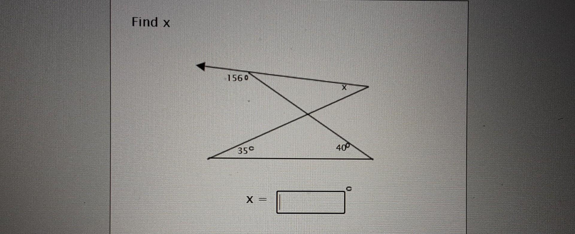 Solved Find x | Chegg.com