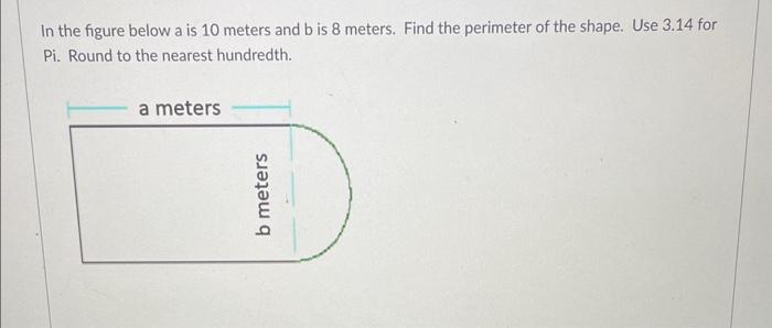 Solved In the figure below a is 10 meters and b is 8 meters. | Chegg.com