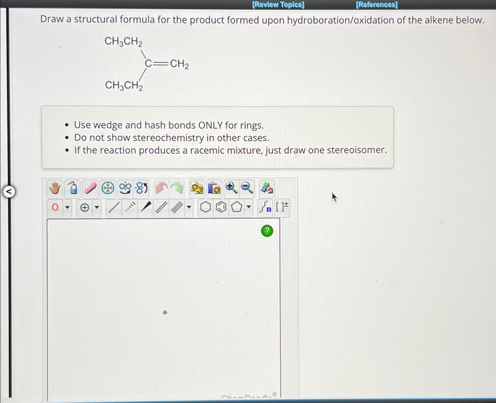 Solved [Review Topics][References]Draw a structural formula | Chegg.com