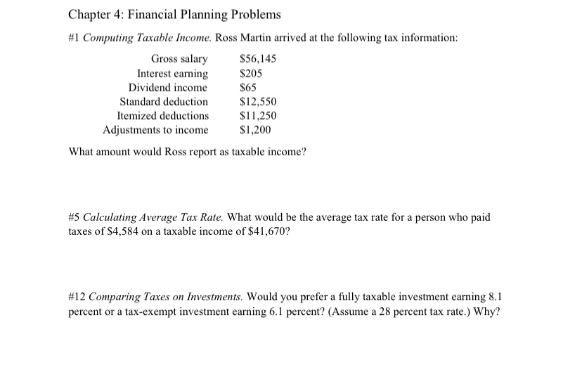 Solved Chapter 4: Financial Planning Problems#1 ﻿Computing | Chegg.com