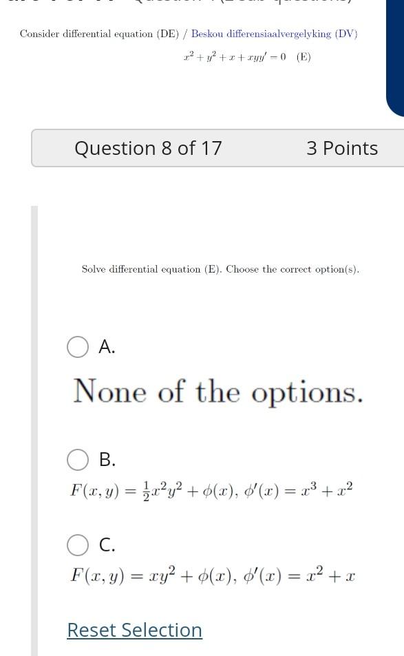 Solved Consider differential equation (DE) / Beskou | Chegg.com