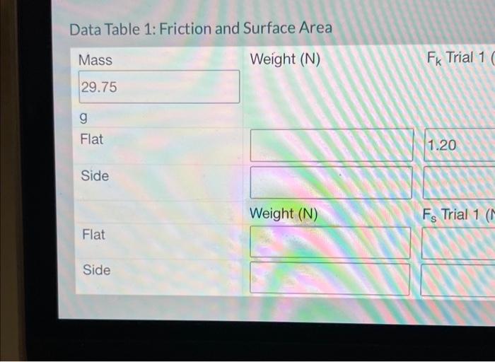How do I find the weight (N)? How do I calcuate the | Chegg.com