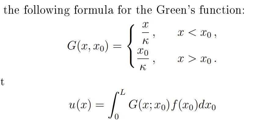 Solved Using the attached formula for the green's function | Chegg.com