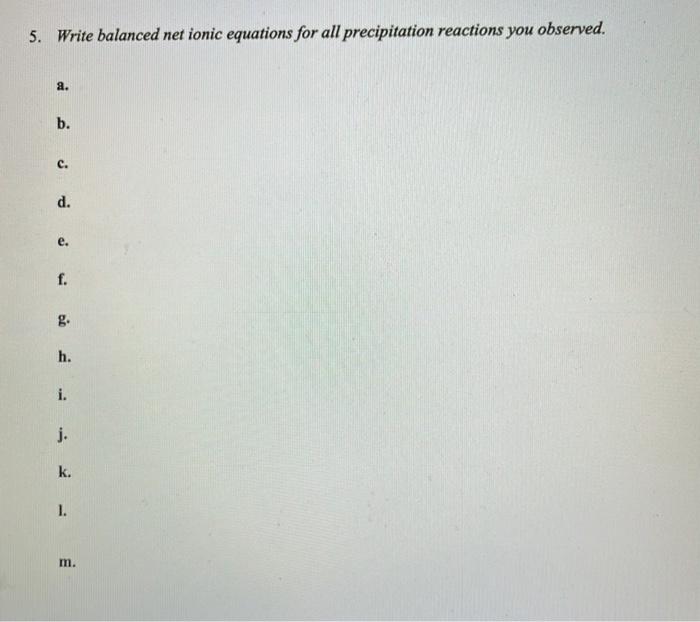 Solved OK 2-4: Precipitation Reactions 1. Start Virtual | Chegg.com
