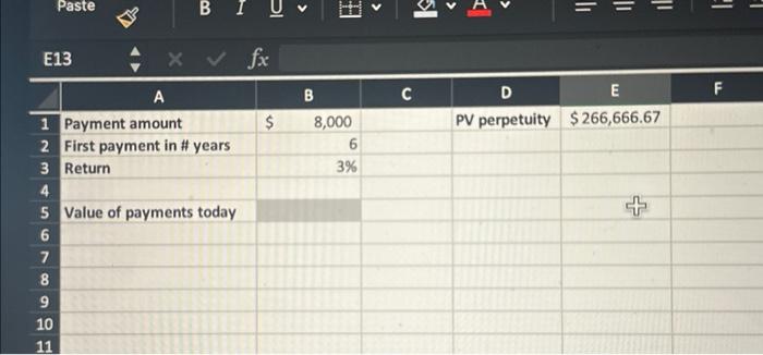 Solved show excel formula bar | Chegg.com