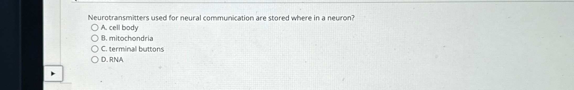 Solved Neurotransmitters used for neural communication are | Chegg.com