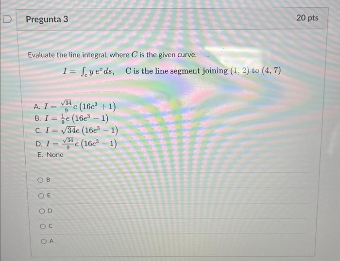Solved Evaluate the line integral, where C is the given | Chegg.com