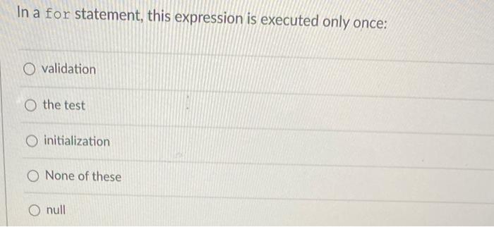 Solved How many times will the following loop display | Chegg.com