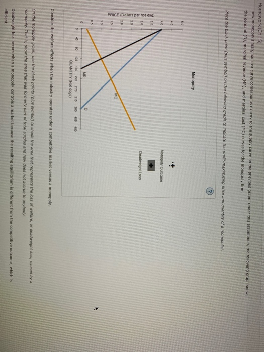 Solved Homework (Ch 15) 5. Monopoly outcome versus | Chegg.com Solved Homework (Ch 15) 5. Monopoly outcome versus | Chegg.com