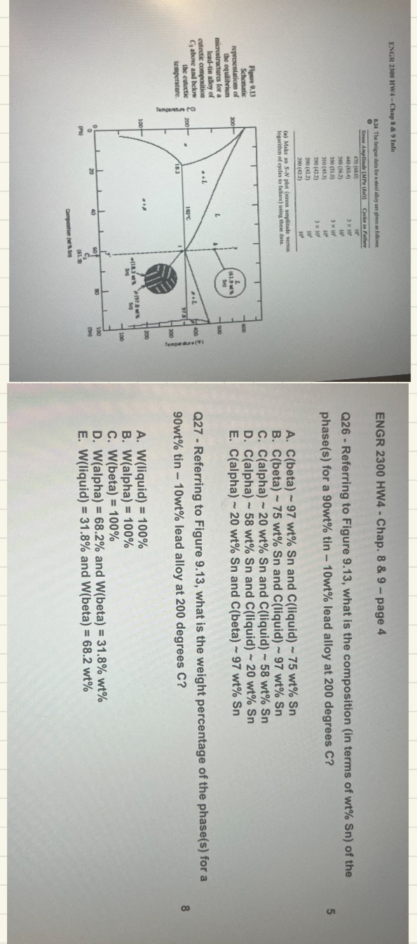 Solved ENGR 2300 ﻿HW4-Chap 8&9 ﻿Info\table[[Siment Amplinude | Chegg.com