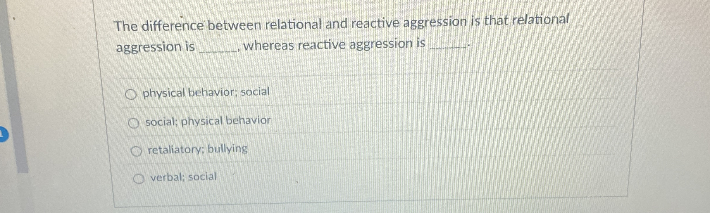 The difference between relational and reactive | Chegg.com