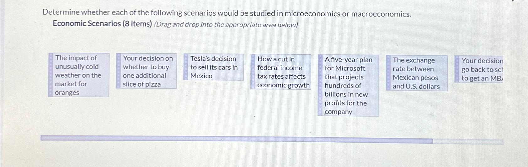 Solved Determine whether each of the following scenarios | Chegg.com