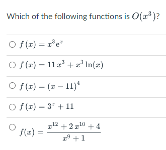 Solved Discrete Math: Which of the following functions is | Chegg.com