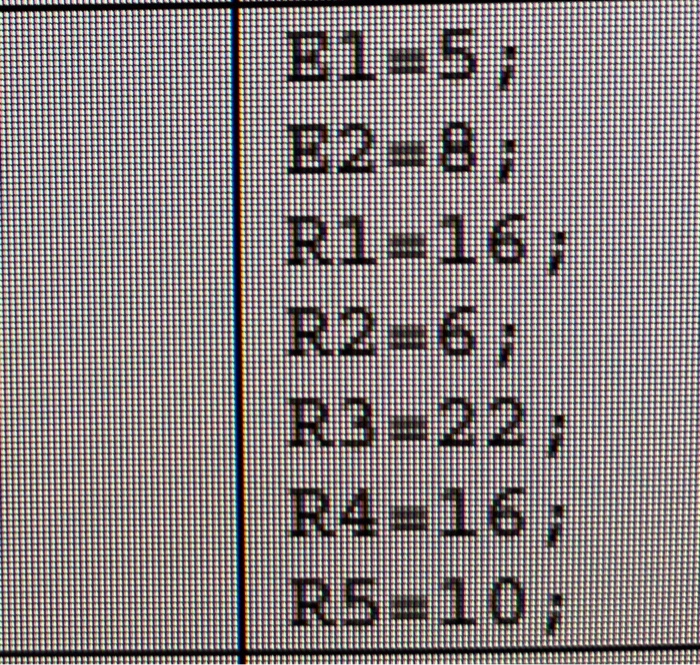 Solved Problem 1. (50 points). Using mesh analysis (format | Chegg.com