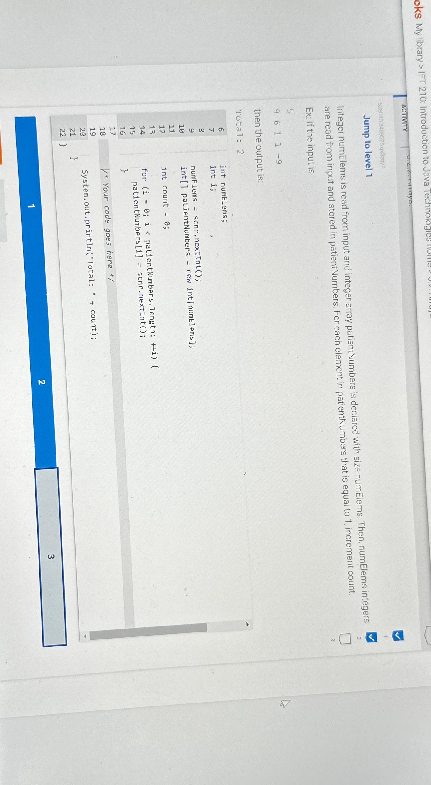 Solved oks My library > IFT 210: Introduction to Java | Chegg.com Solved oks My library > IFT 210: Introduction to Java | Chegg.com
