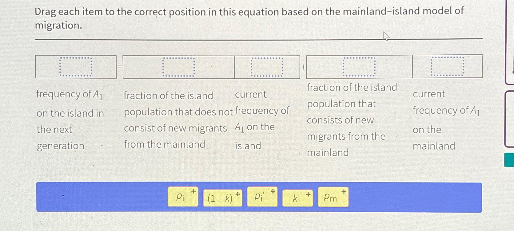 Solved Drag each item to the correct position in this | Chegg.com
