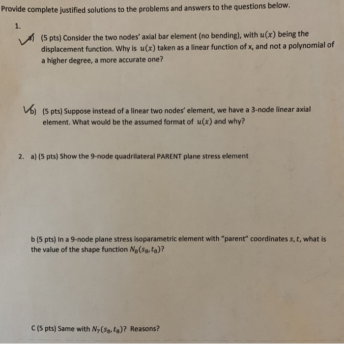 Solved Provide complete justified solutions to the problems | Chegg.com