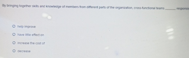 Solved By bringing together skills and knowledge of members | Chegg.com