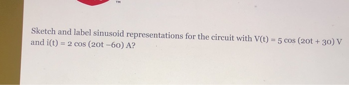 Solved Sketch and label sinusoid representations for the | Chegg.com