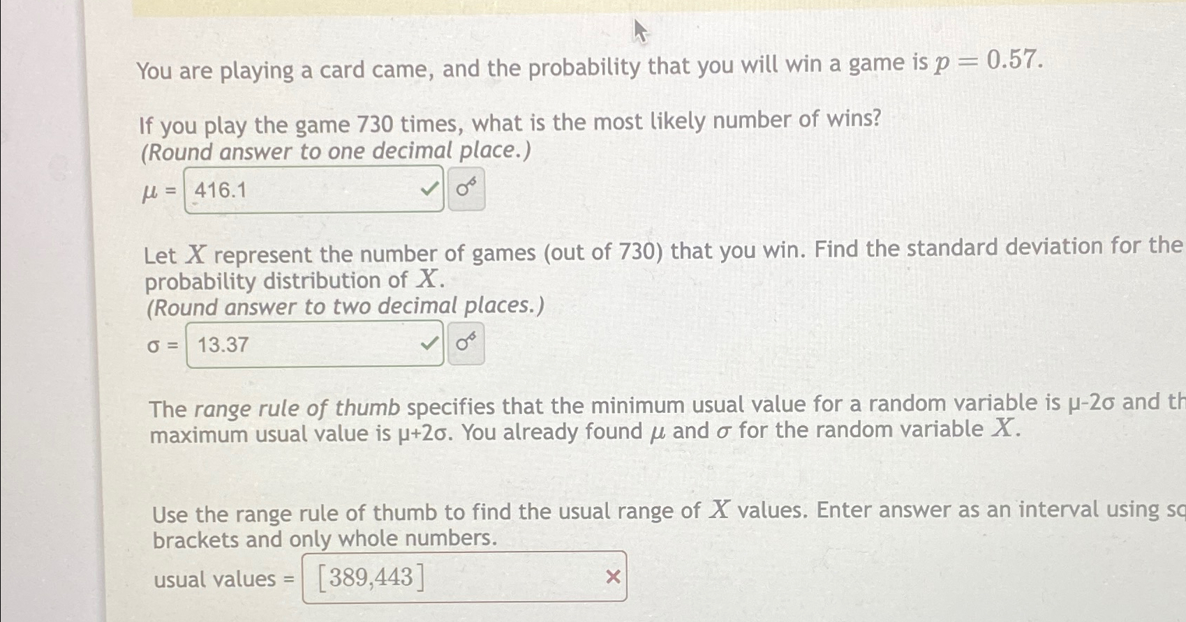 Solved You are playing a card came, and the probability that | Chegg.com