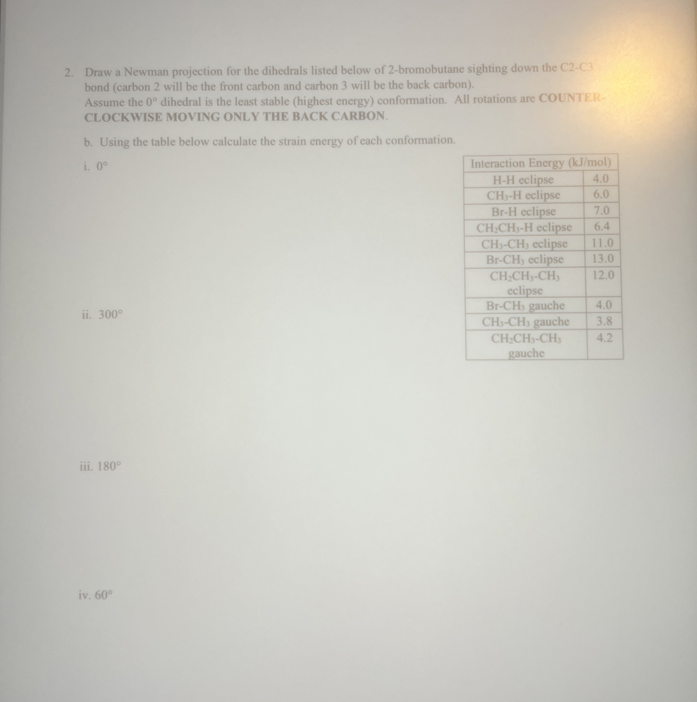 Solved Draw a Newman projection for the dihedrals listed | Chegg.com