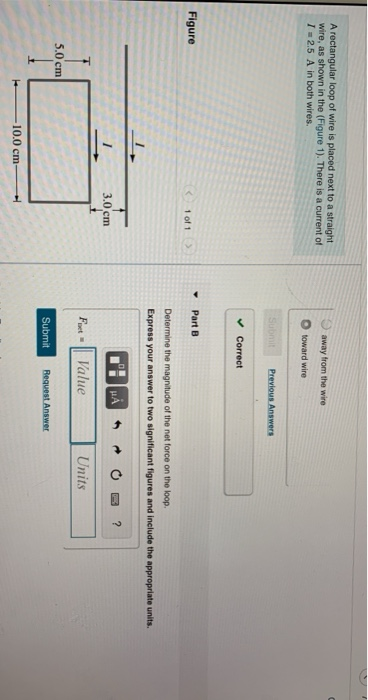 Solved A rectangular loop of wire is placed next to a | Chegg.com