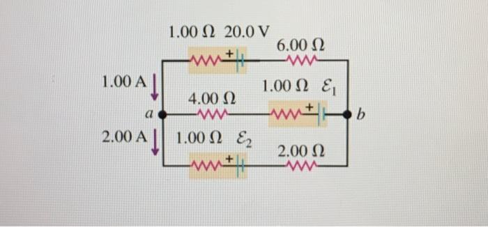 Solved find the emf E1 in the circuitfind the emf E2 in the | Chegg.com